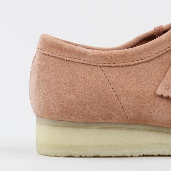 Clarks | Shoes | Clarks Originals Wallabee Low Sandstone Pink Suede ...